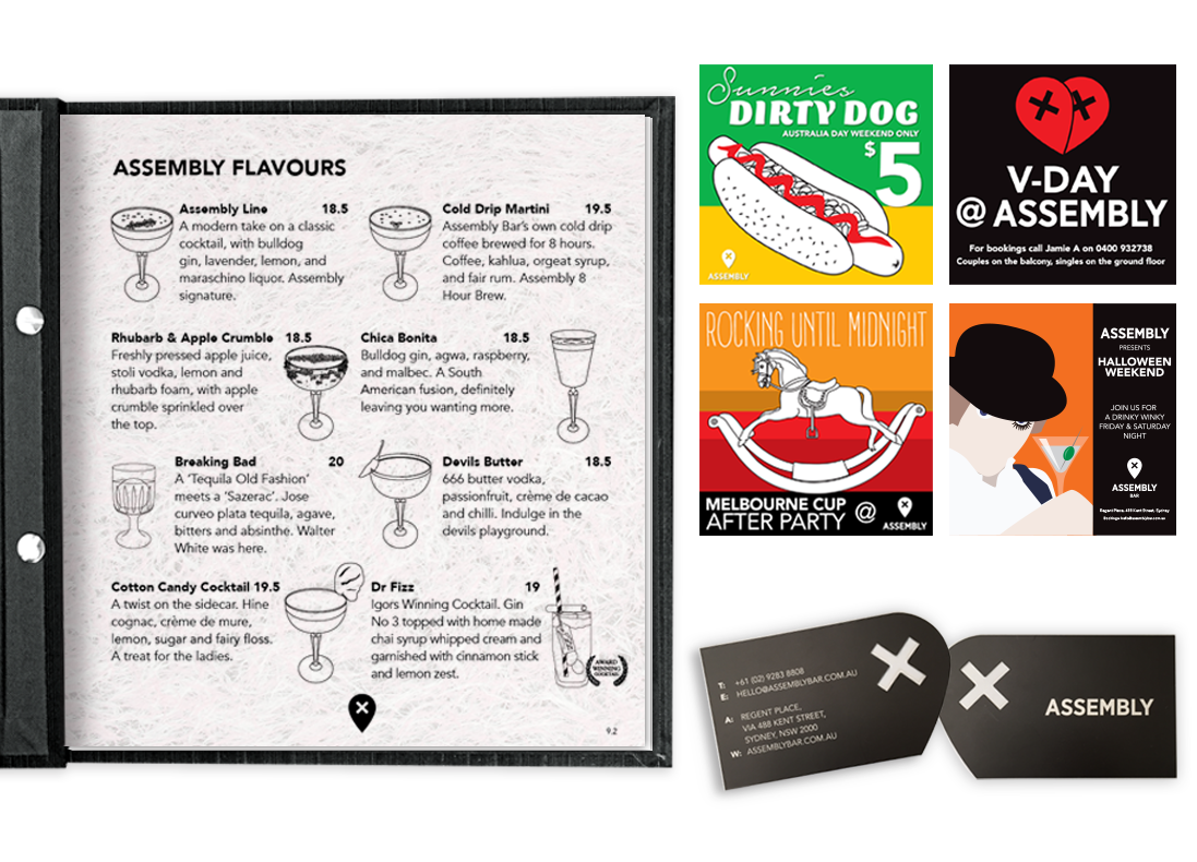Bonafide Creative Assembly Bar Brand Development - Bonafide Creative